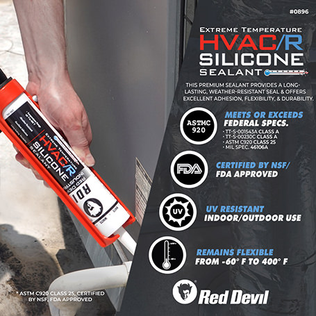 HVAC Caulk Extreme Temperature Silicone
